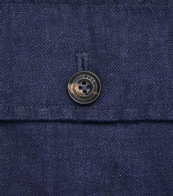Polo Ralph Lauren Linen Herringbone Harrington Jacket