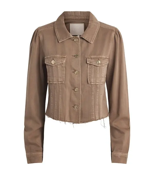 Paige Cropped Pacey Denim Jacket
