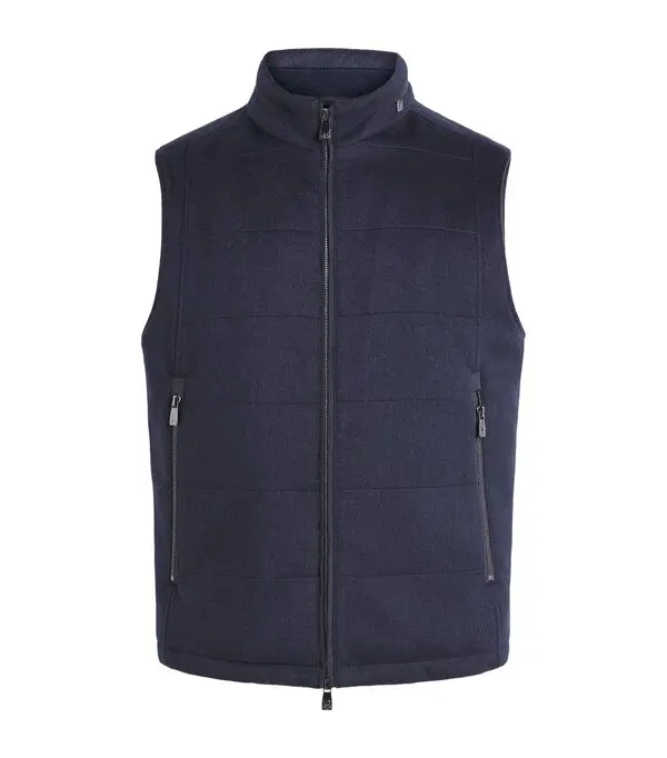 Corneliani Virgin Wool Padded Gilet