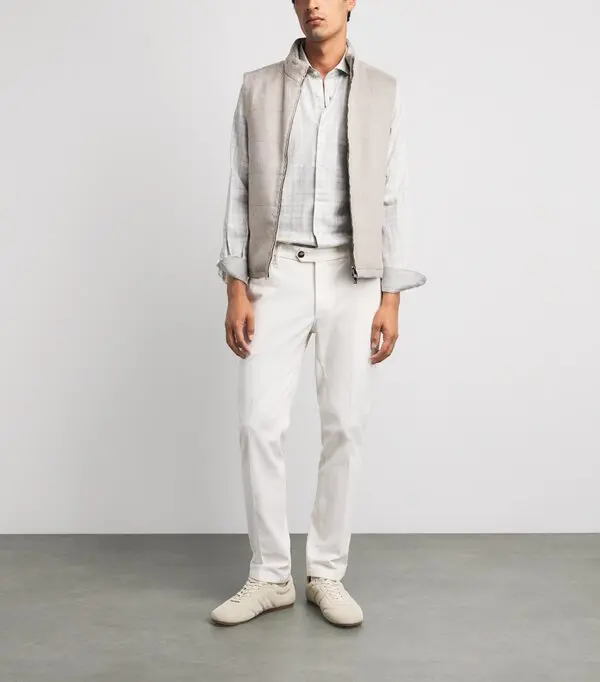 Corneliani Virgin Wool Padded Gilet