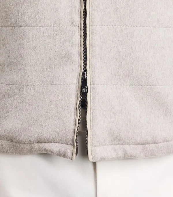 Corneliani Virgin Wool Padded Gilet