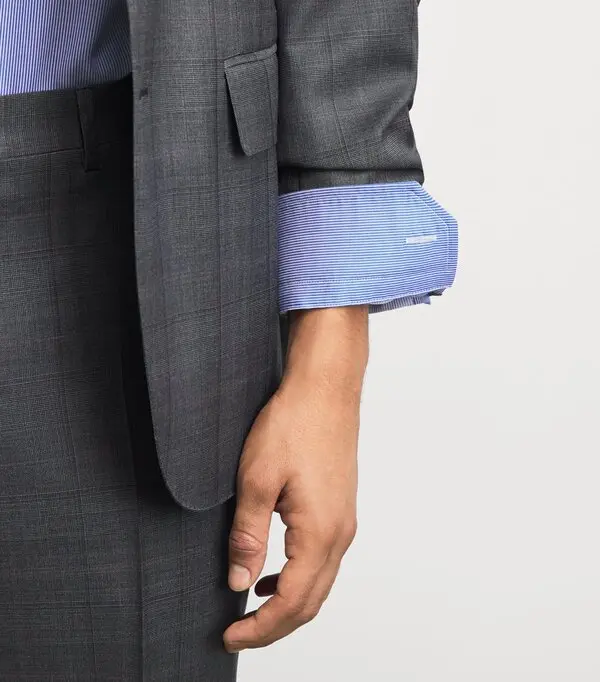 Eton Cotton Stripe Contemporary Fit Shirt