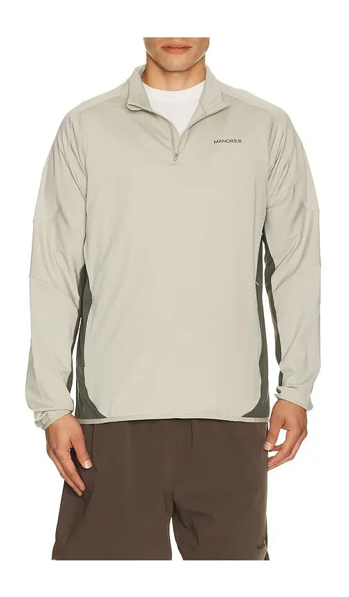 MANORS 1/4 Zip Tech Mid Layer In . Also - Grey