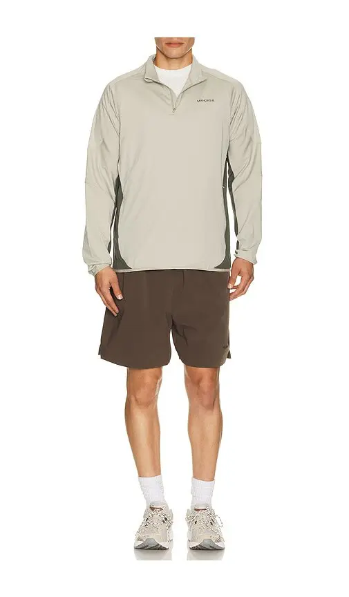 MANORS 1/4 Zip Tech Mid Layer - Grey