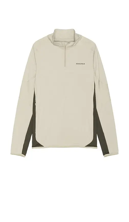 MANORS 1/4 Zip Tech Mid Layer - Grey