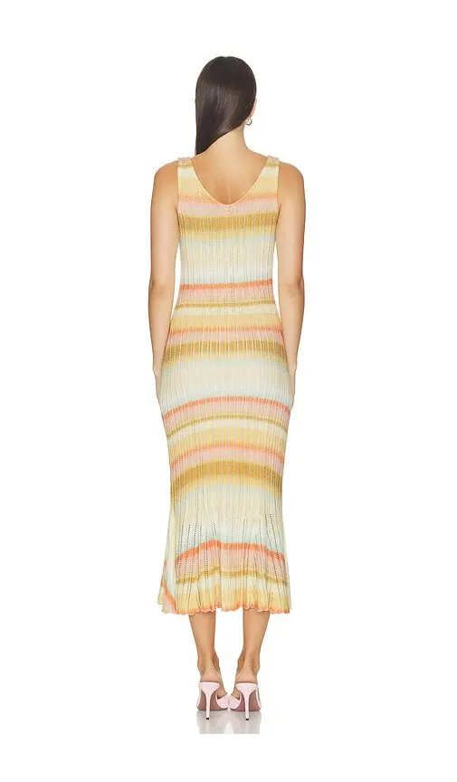 Cinq À Sept Edie Spaced Dyed Knit Dress - Multi