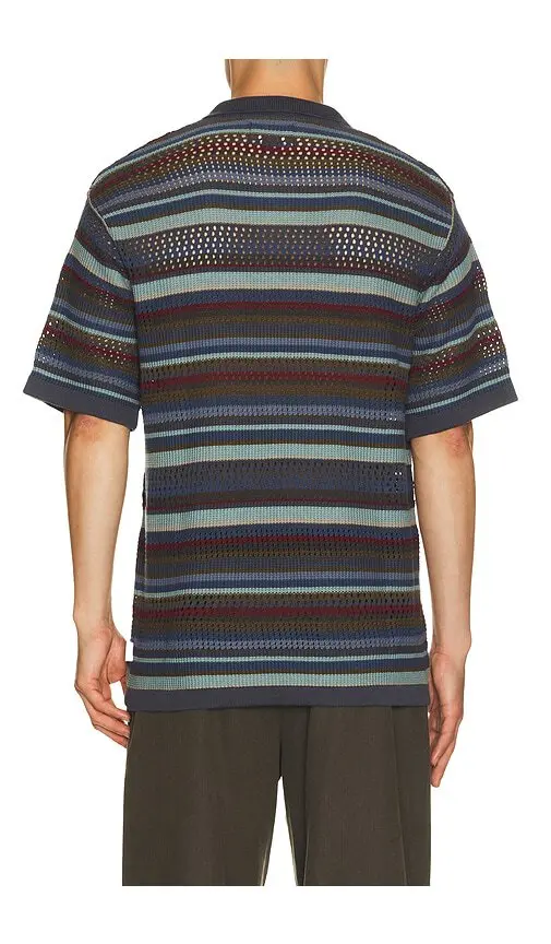 THISISNEVERTHAT Striped Knit Polo In . Also