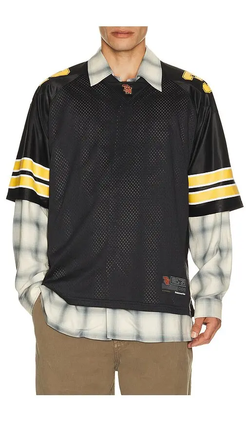 THISISNEVERTHAT Football Jersey - Black