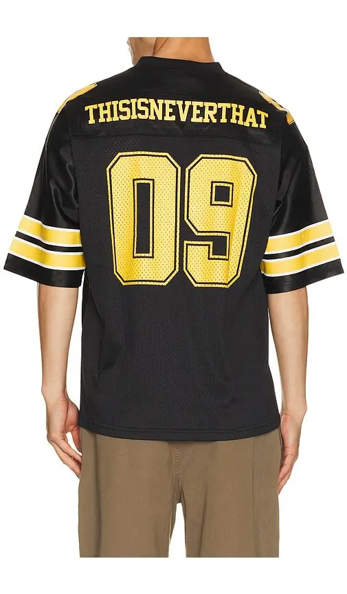 THISISNEVERTHAT Football Jersey - Black