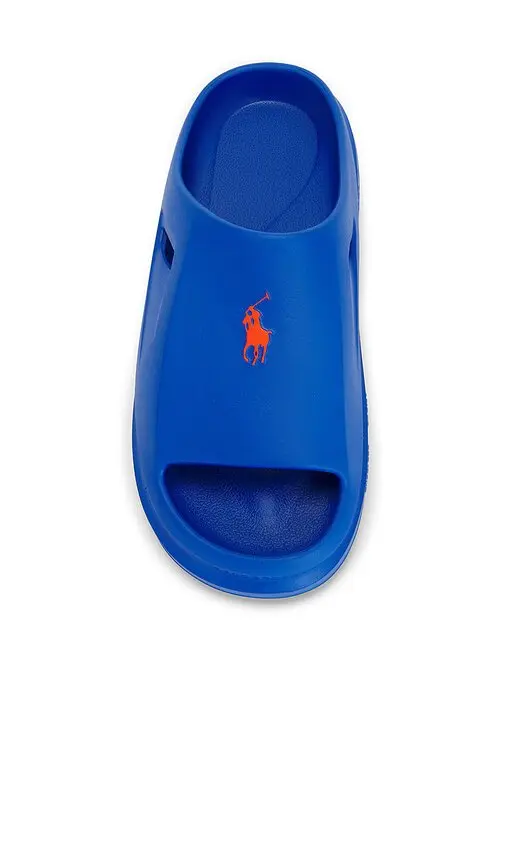 Polo Ralph Lauren Eva Saber Polo Slide - Blue