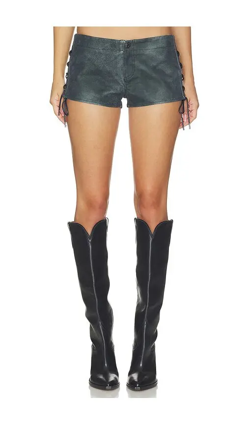 Free People Sun Siren Suede Micro Short