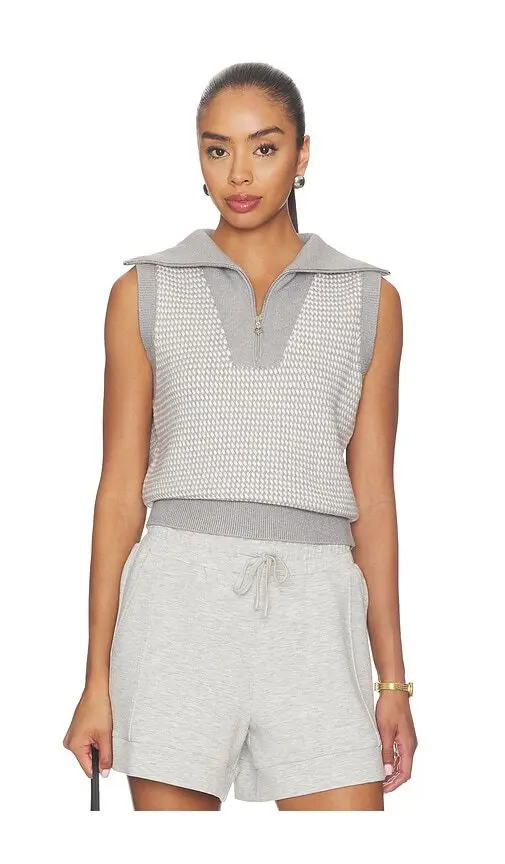 Varley Peterson Half Zip Knit Top