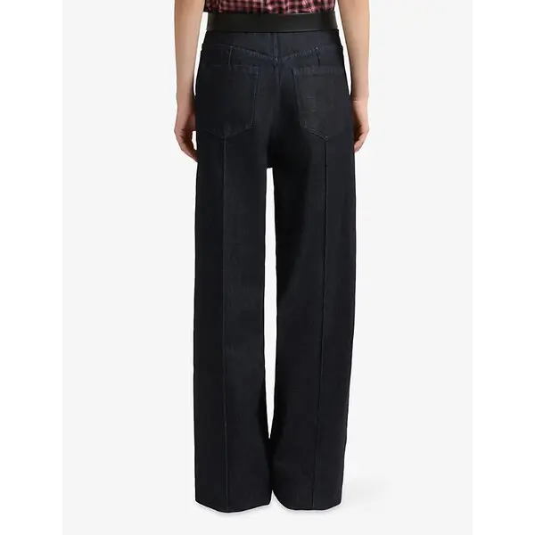 Marni Raw-unwashed Wide-leg Denim Jeans