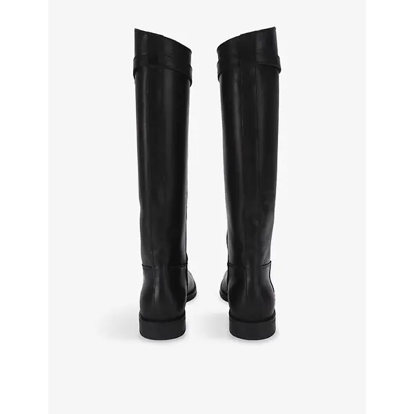 Steve Madden Novi High-leg Flat Leather Boots