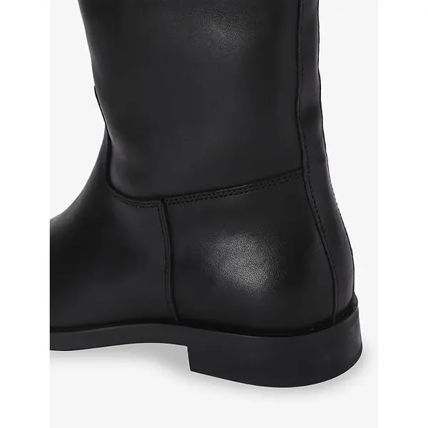Steve Madden Novi High-leg Flat Leather Boots