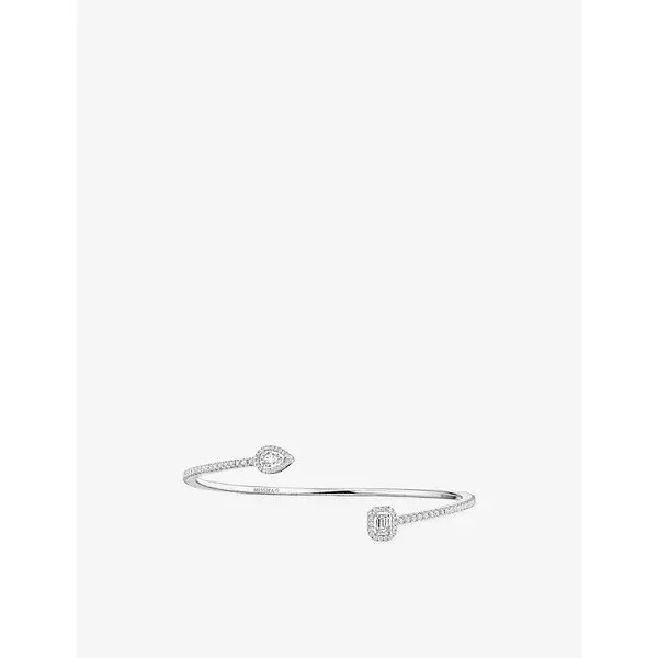 Messika My Twin 18ct Pink-gold And Diamond Bracelet - White