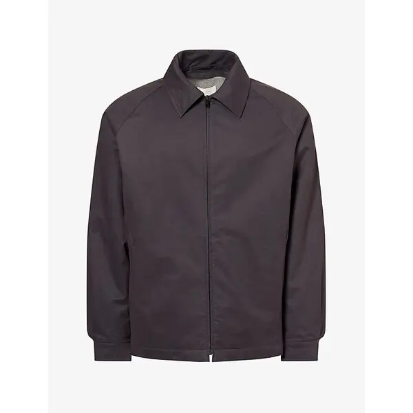 THE ROW Collared Cotton And Cashmere-blend Jacket