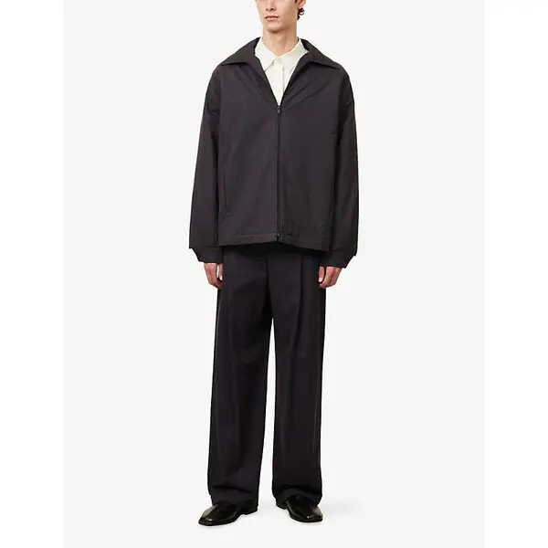 THE ROW Collared Cotton And Cashmere-blend Jacket