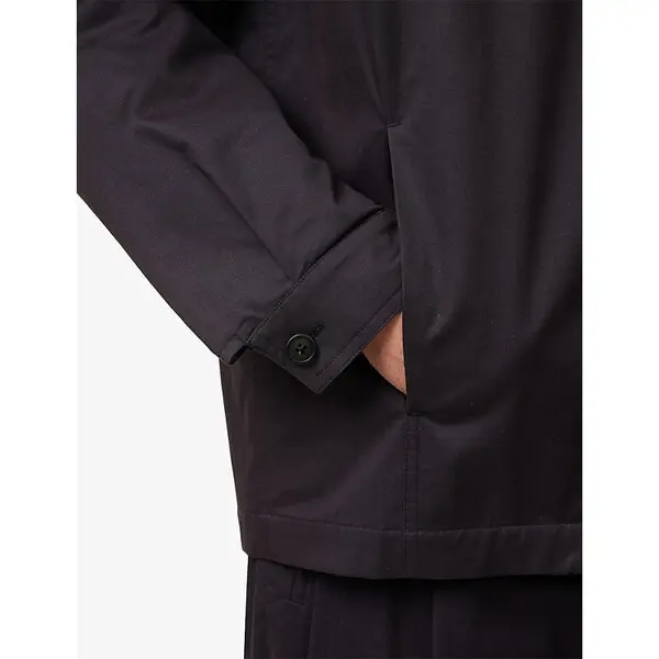 THE ROW Collared Cotton And Cashmere-blend Jacket