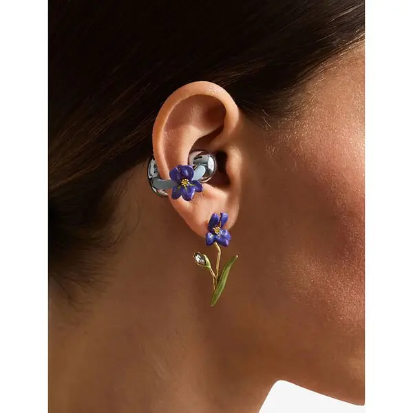 LES NEREIDES Les Néréides Jewellery Clip For Huawei Freeclip 2 - Iris Purple