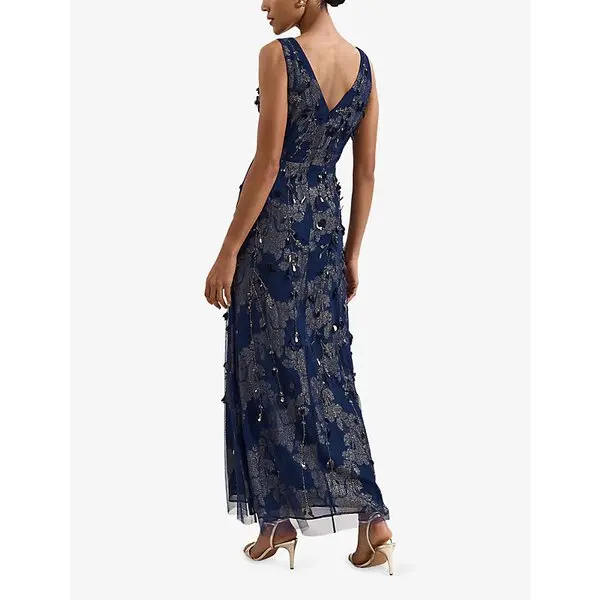 PHASE EIGHT Embellished Woven Maxi Dress
