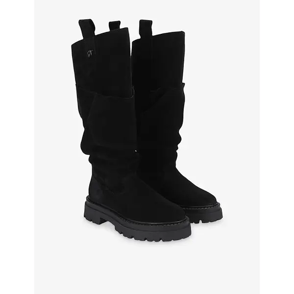 Steve Madden Kiona High-leg Flat Suede Boots