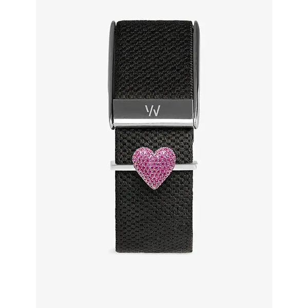 POUBEL Sterling-silver And Enamel Heart Charm