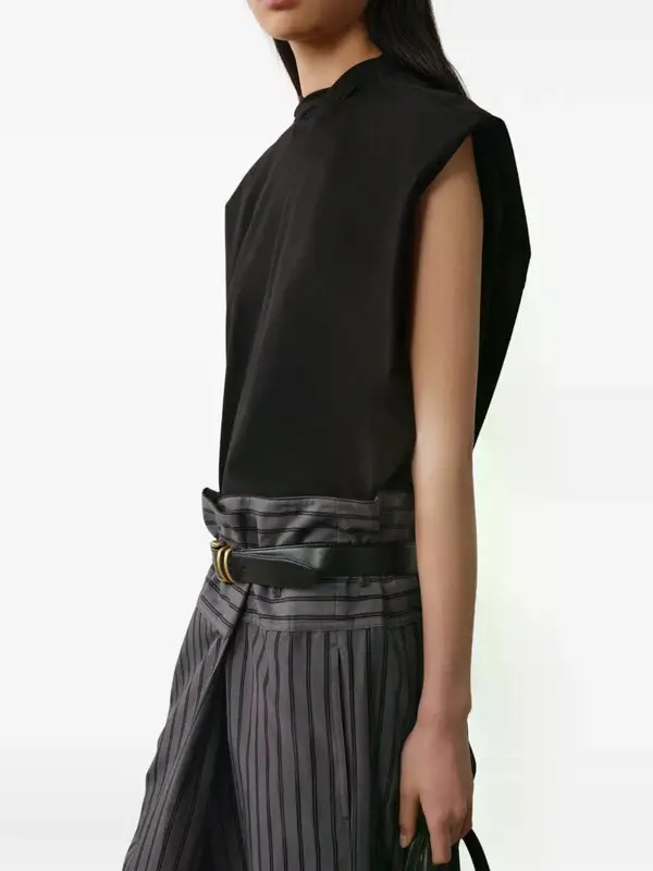 LESS Sculptural Crew-neck Vest