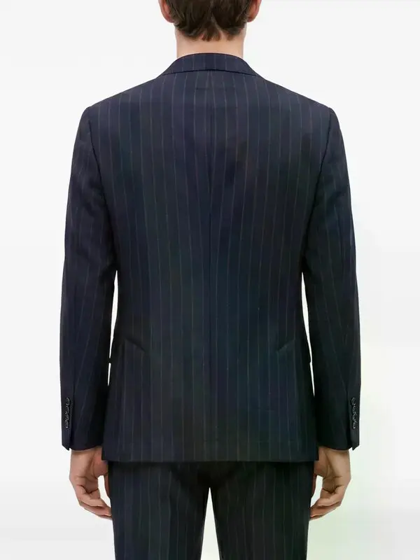 Brunello Cucinelli Pinstriped Single-breasted Blazer