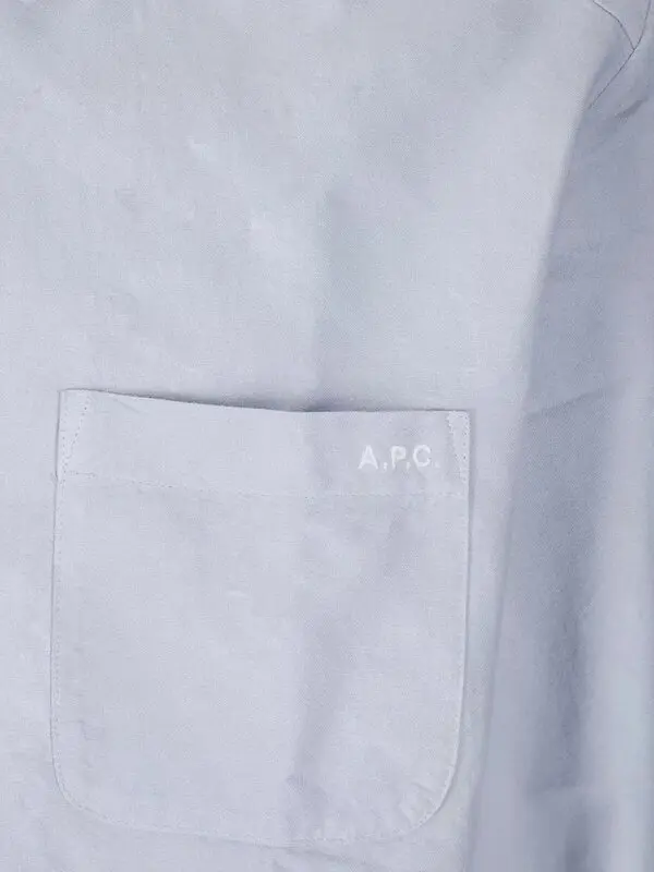 A.p.c. Mateo Logo-embroidered Shirt