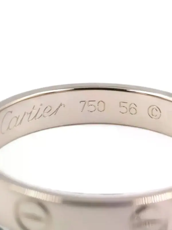 Cartier 18k White Gold Love Ring