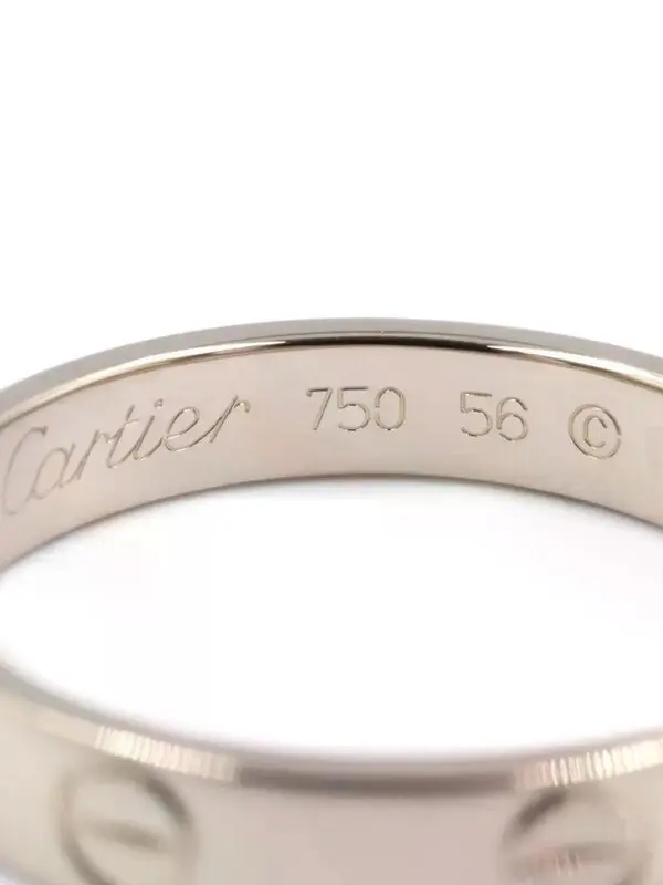 Cartier 18k White Gold Love Ring