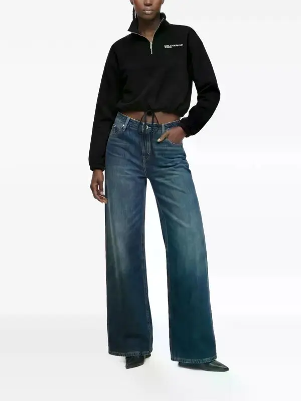 Karl Lagerfeld Low-rise Wide-leg Jeans
