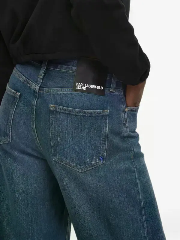Karl Lagerfeld Low-rise Wide-leg Jeans