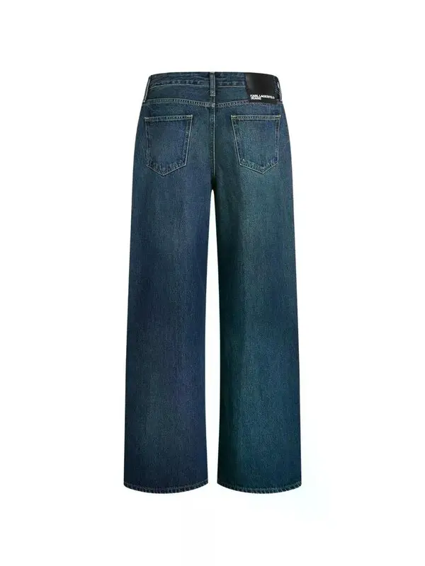 Karl Lagerfeld Low-rise Wide-leg Jeans