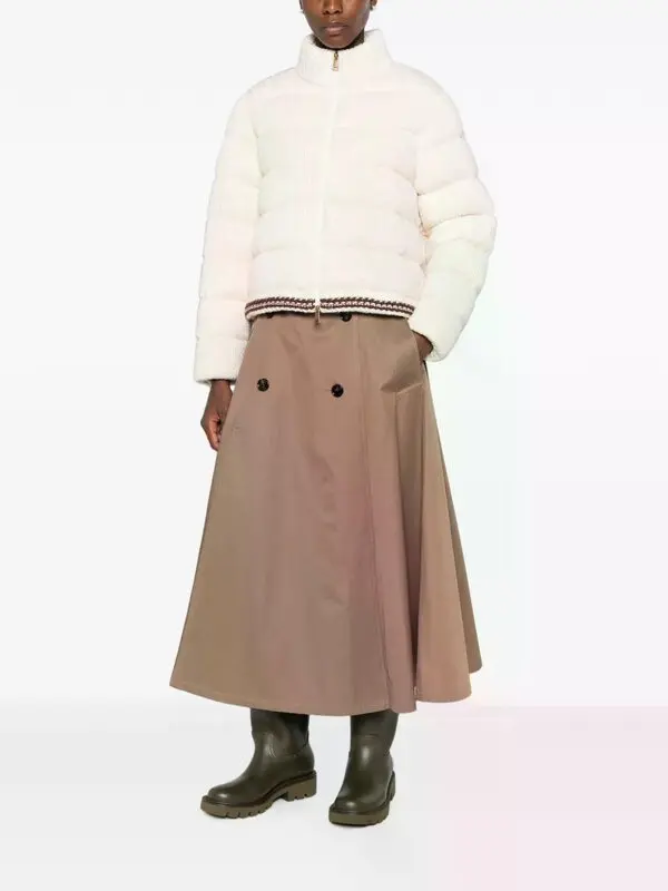 Moncler Quilted Knitted Jacket