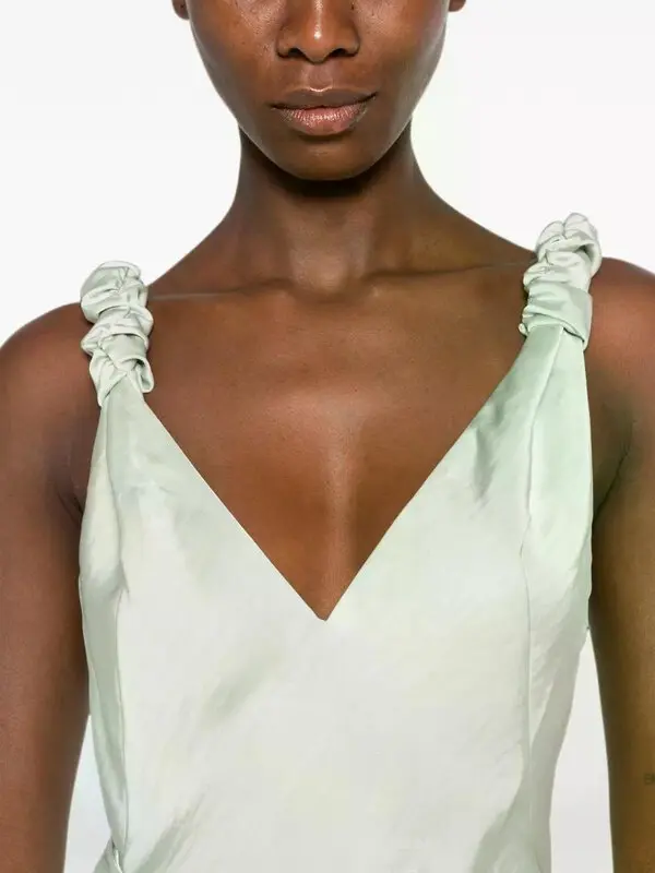 Arcina Ori Madalena Ruched-strap Maxi Dress
