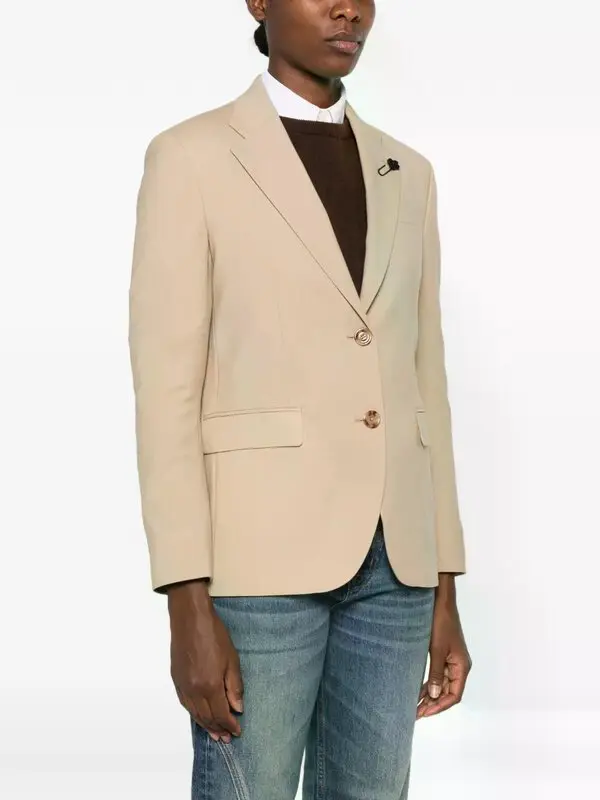 LARDINI Rocco Flower-detail Blazer