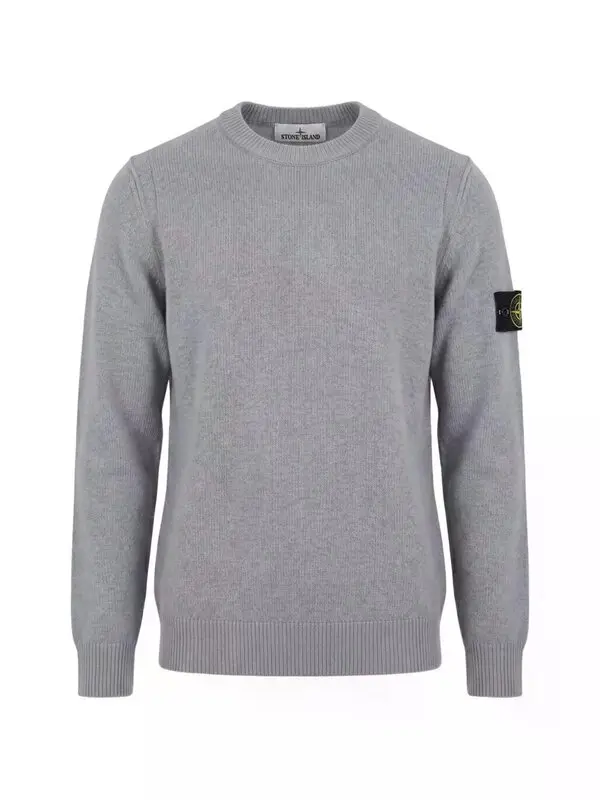 Stone Island Logo-patch Wool Sweater