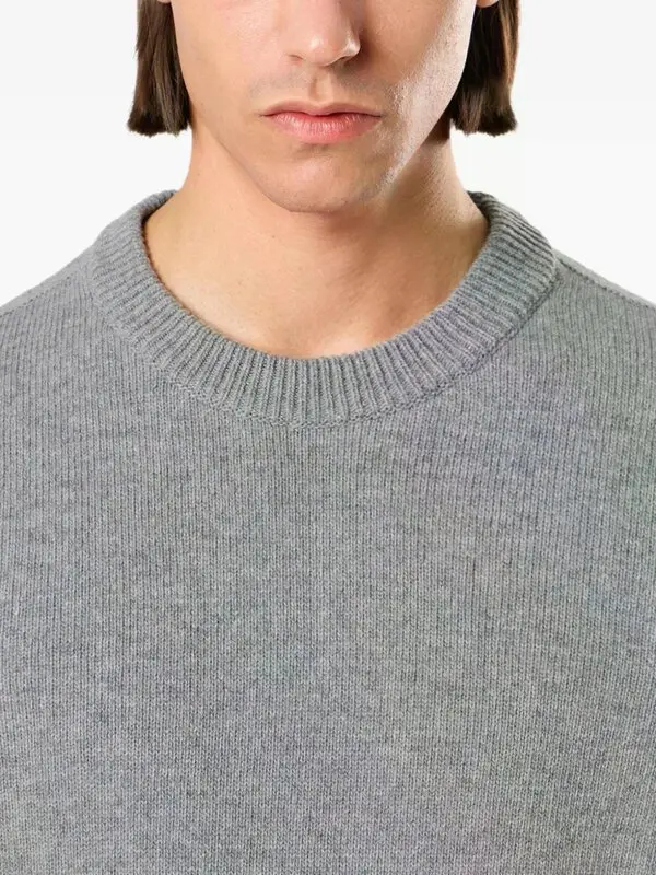 Stone Island Wool Crew Neck Sweater - Grey