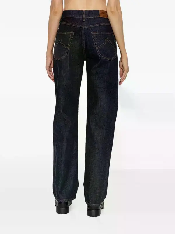 Kenzo Wildflower Embroidered Cotton Trousers
