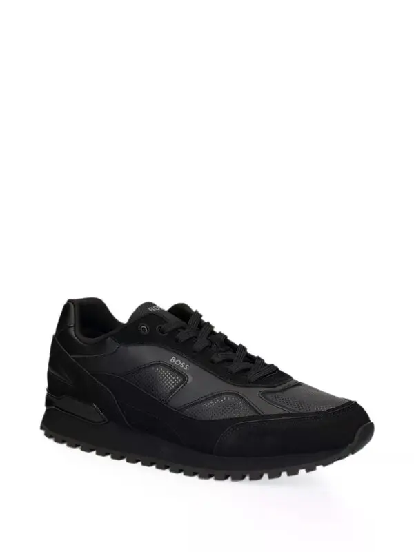 BOSS Perforated Panelled Sneakers