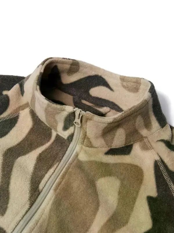 PARRA Abstract Print Fleece Jacket