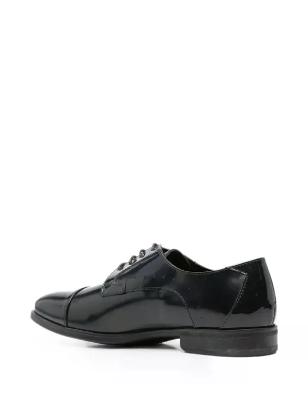 CARLO PIGNATELLI Polished Finish Lace-up Derby Shoes