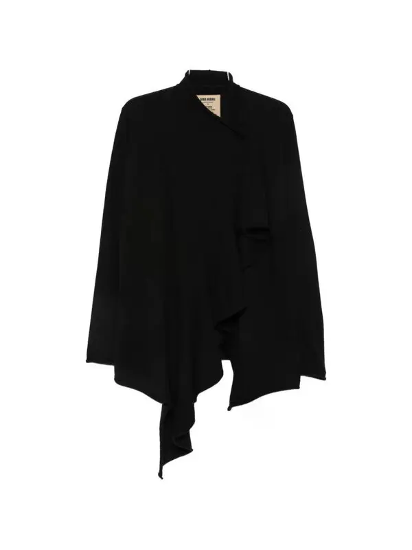 UMA WANG Asymmetric Draped Cardigan