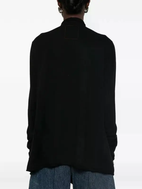 UMA WANG Asymmetric Draped Cardigan