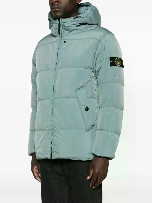 Stone Island Quilted Hooded Jacket