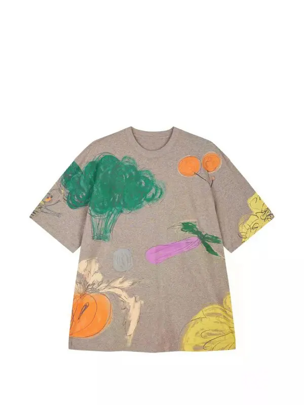 JNBY Graphic Print T-shirt - Grey