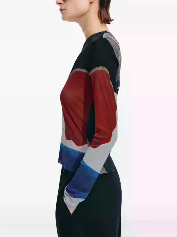 JNBY Printed Long Sleeve Top