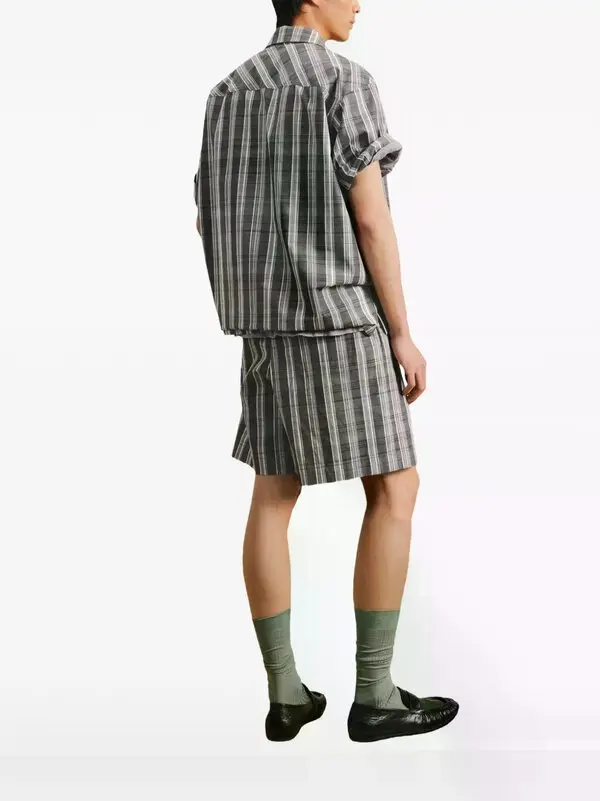 CROQUIS Checked Logo-embroidered Shirt